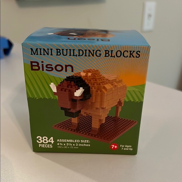 Toys | Mini Building Blocks Bison Brown | Poshmark